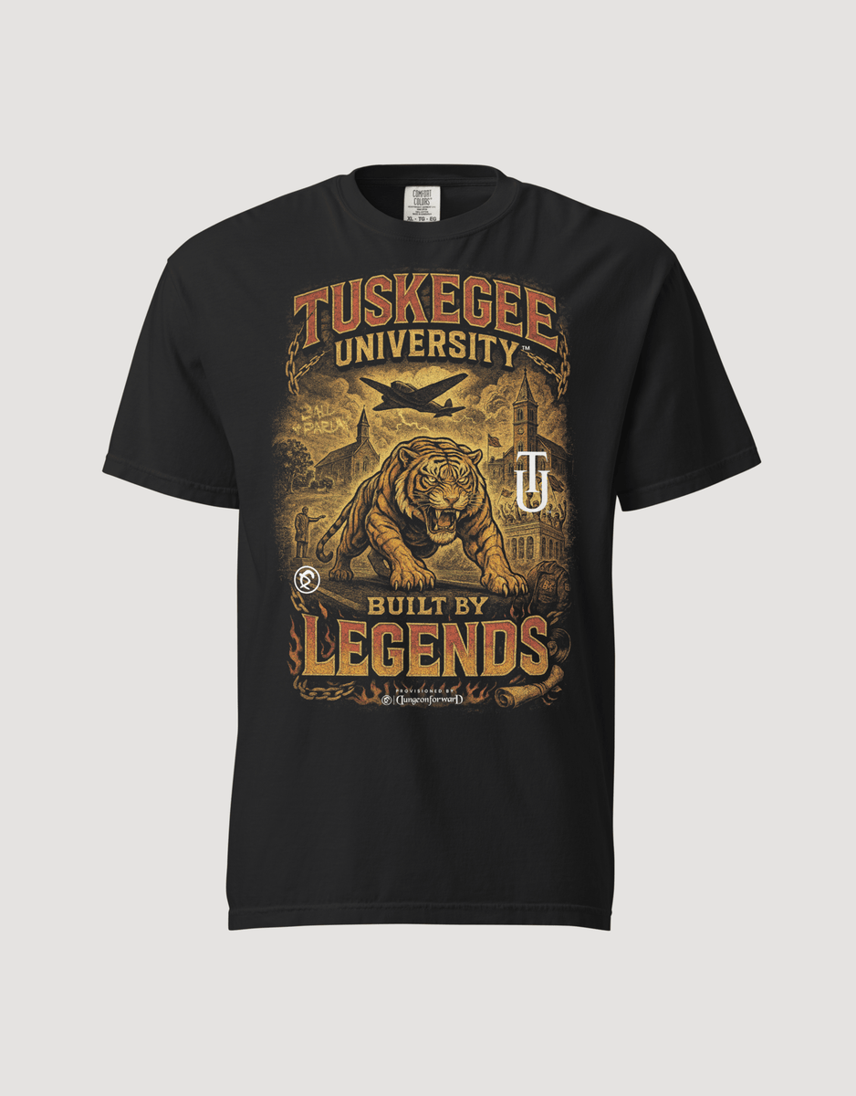 Dungeon Forward - Tuskegee University - Bootleg Pusher Tee – DungeonForward